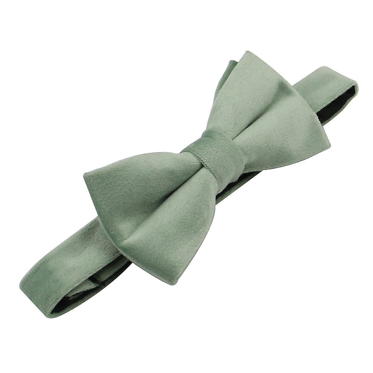 Gollate 100% Silk Velvet Bowties for Men - Formal Tuxedo Bow Ties - Various Color (Dusty Sage)
