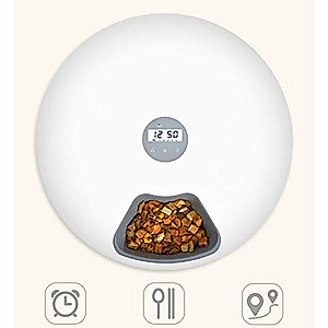 ZZK Pet Automatic Feeder Dog Teddy Timing Quantitative Feeder Cat and Dog Feeder Cat Smart Feeder Pet Supplies,A