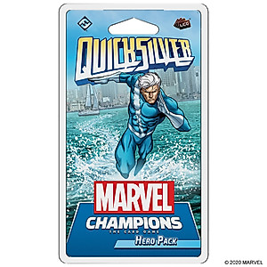 Marvel Champions The Card Game Quicksilver HERO PACK - Superhero Strategy Game, Cooperative Game for Kids and Adults, Ages 14+, 1-4 Players, 45-90 Minute Playtime, Made by Fantasy Flight Games