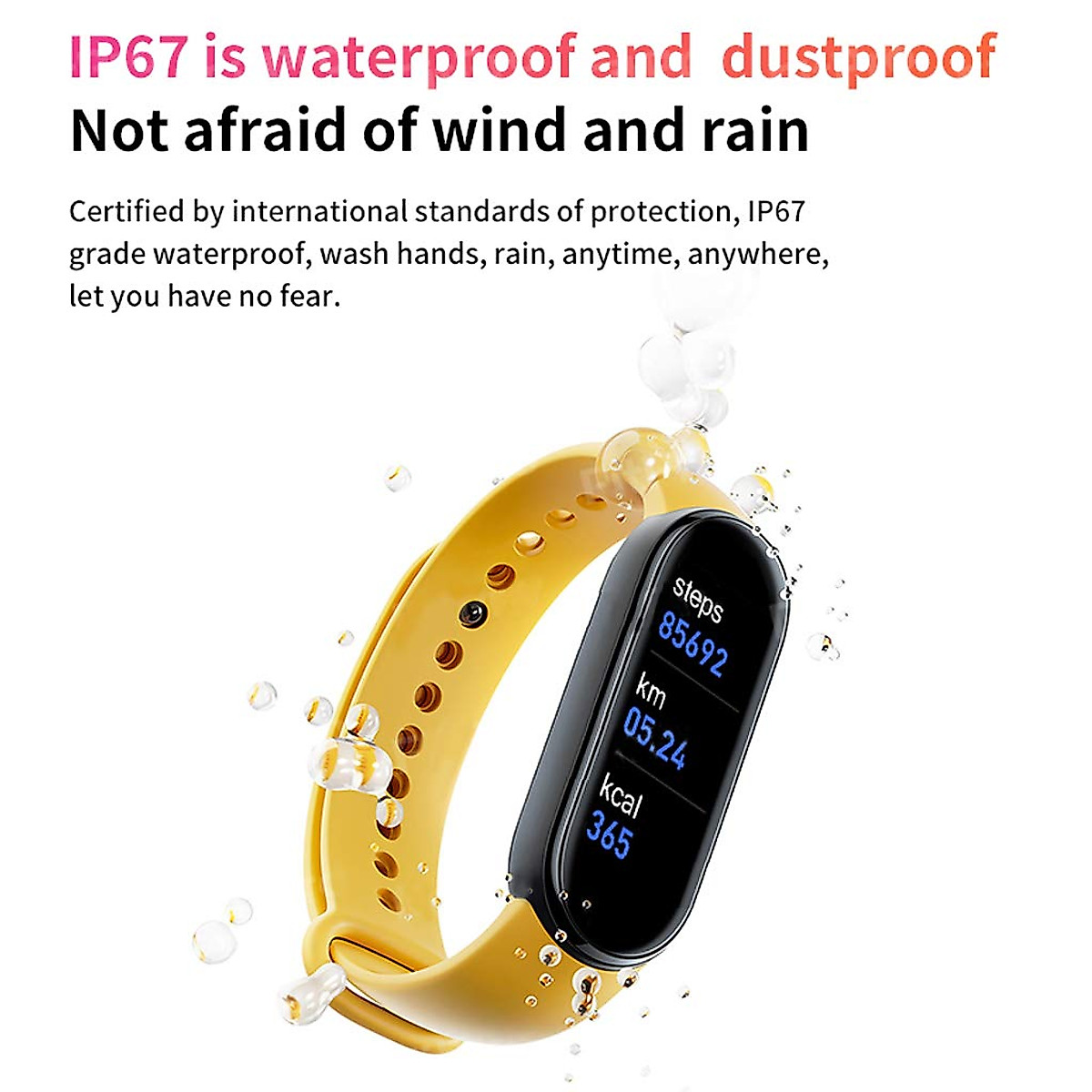 Kingjinglo M6 Smart Watches Sports Watches Smart Wristbands for Men and Women
