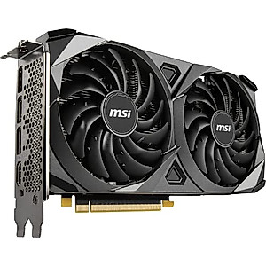MSI Gaming GeForce RTX 3050 8GB GDRR6 128-Bit HDMI/DP PCIe 4 Torx Twin Fans Ampere OC Graphics Card (RTX 3050 Ventus 2X 8G OC)