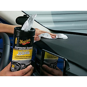 Meguiar's G4000 Supreme Shine Protectant Wipes - 25 Wipes