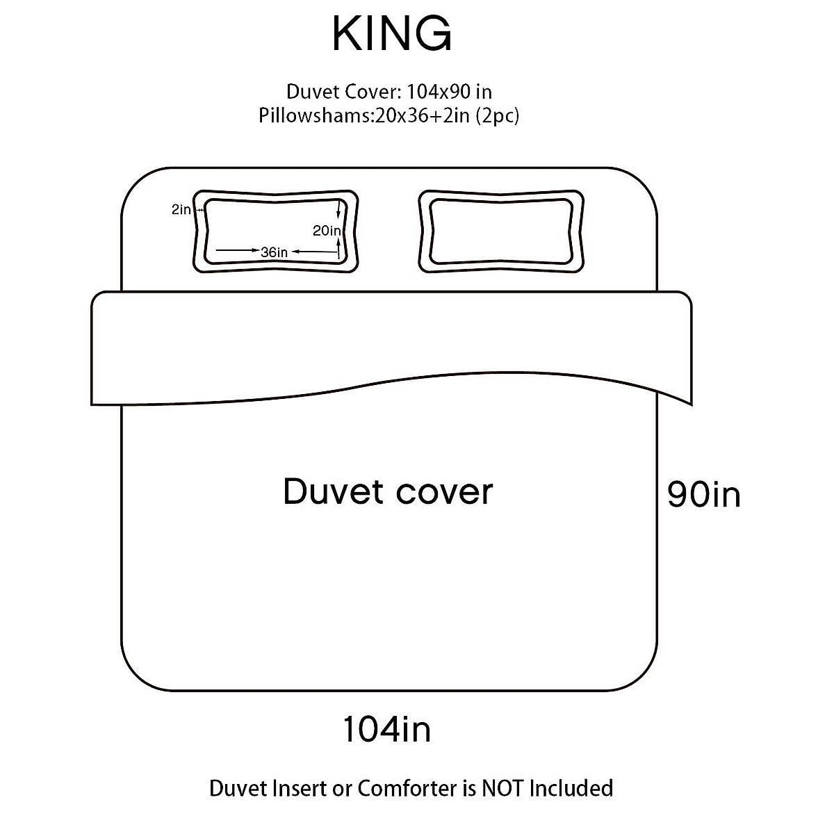 Merryfeel Cotton Duvet Cover Set King Size,100% Cotton Yarn Dyed Textured Striped Duvet Cover and Pillowshams Grey Color,3 Pieces Bedding Set