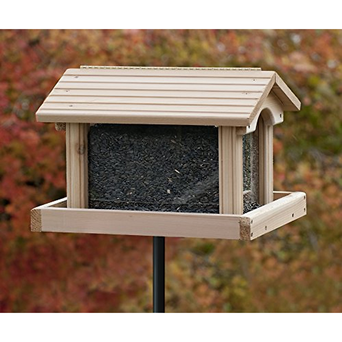 Woodlink PRO4 Premier Cedar Bird Feeder, Brown