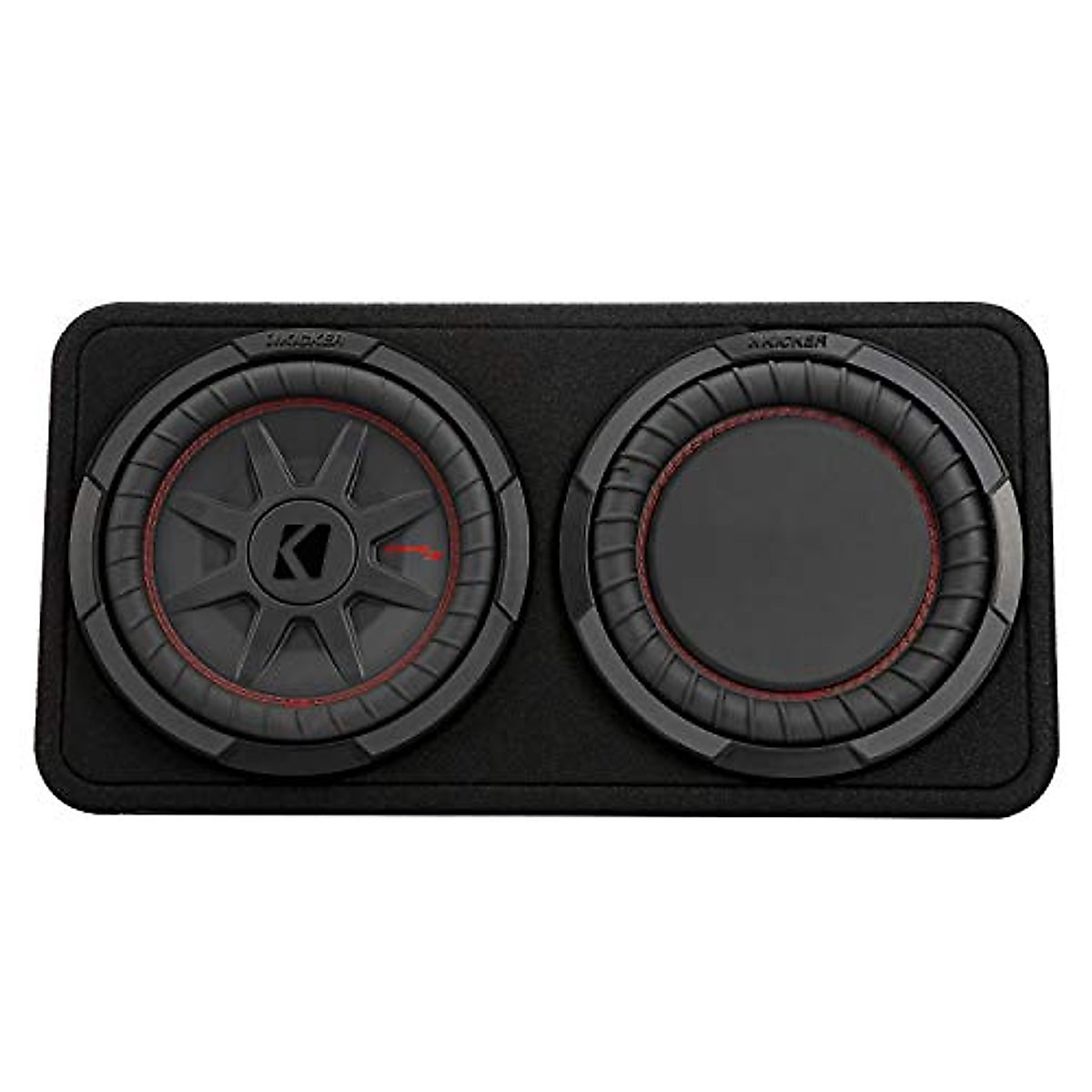 KICKER CompRT 10"(25cm) subwoofer in Thin Profile encl, 2ohm, RoHS Compliant