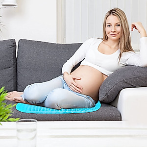 heffiso Gel Seat Cushion, Office Chair Cushion Car Wheelchair Cushions, Pressure Relief Seat Cushion Long Sitting with Anti-Skid Cover, Breathable Office Chair Cushion