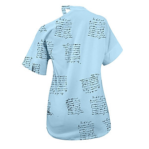 Bravetoshop Women Summer Short Sleeve Tops I Love My Mom Graphic T Shirts Casual Cold Shoulder Blouse (C-Blue,XL)