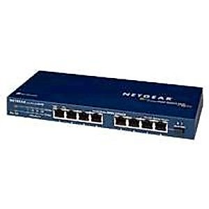 NETGEAR DS108 - Hub - 8 x 10/100 - desktop