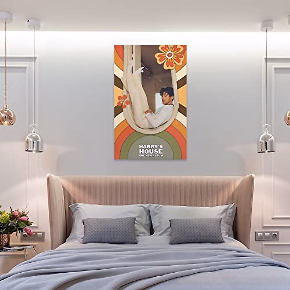 Harry's music House Styles Music Album Cover Posters (2) Canvas Wall Art Prints for Wall Decor Room Decor Bedroom Decor Gifts 08x12inch(20x30cm) Unframe-style