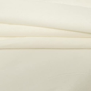 Roc-Lon 36/38" 100% Cotton Bleached LL Utility, Cut by Yard, White