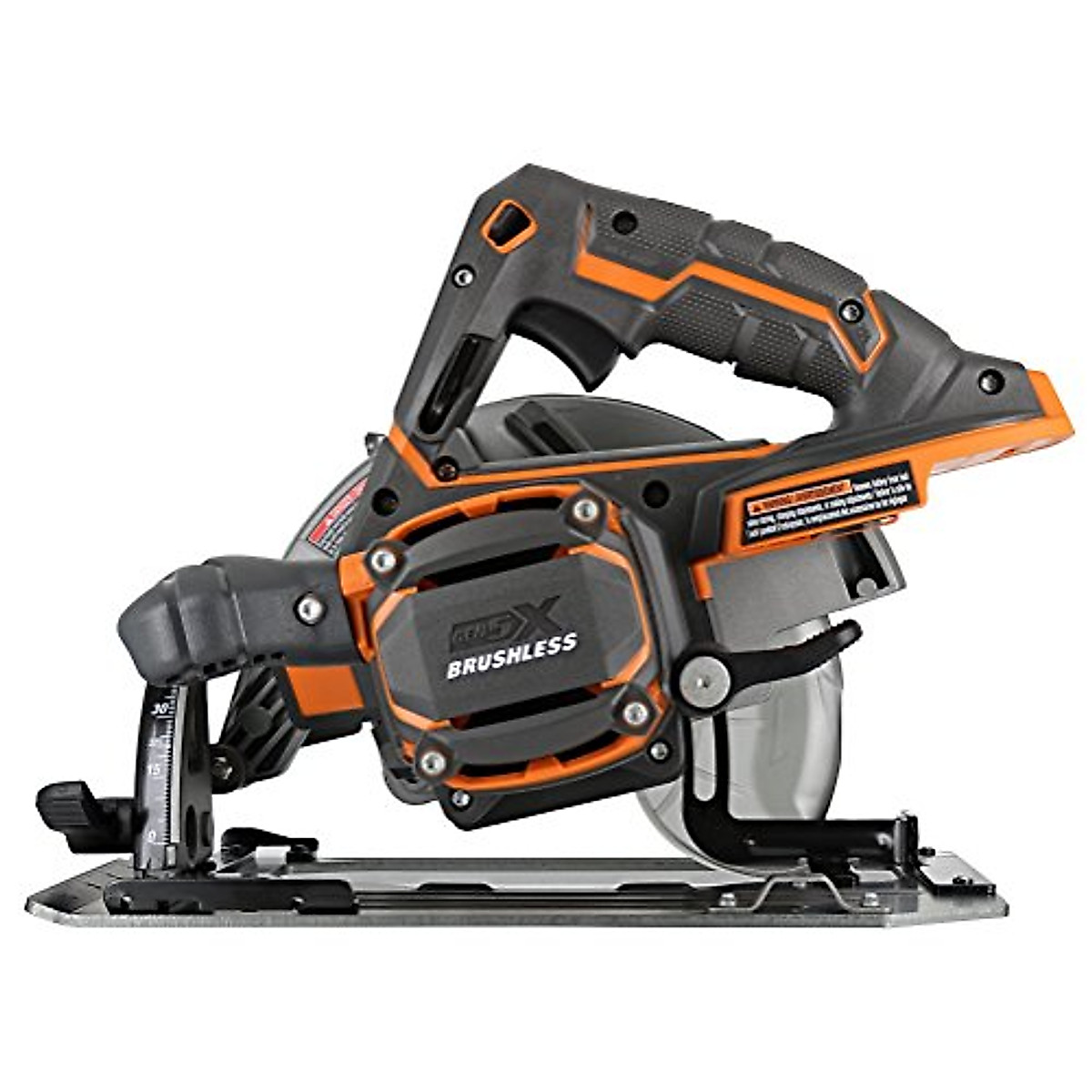 Ridgid R8653 Gen5X Brushless 18V Lithium Ion Cordless 7 1/4 Inch 3,800 RPM Circular Saw with Bevel and Depth Adjustment (Batteries Not Included, Power Tool Only)