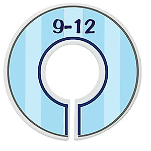 Mumsy Goose Nursery Closet Dividers, Choose Your Sizes Closet Organizers, Baby Boy Clothes Sizers