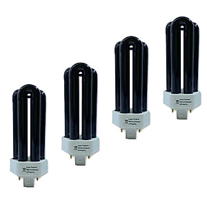 Flyercatch (4 Pack) 43050 Replacement Black Light Bulb for DynaTrap DT1775,DT1750,3/4 Acre and 1 Acre,PLC- 26 Watt