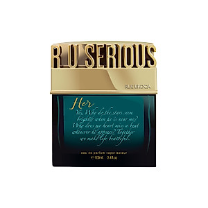 Rue Broca R U Serious Her Eau de Parfum Spray For Women, 3.4 Fl. Oz – Fruity Floral Fragrance with Warm Woody Notes