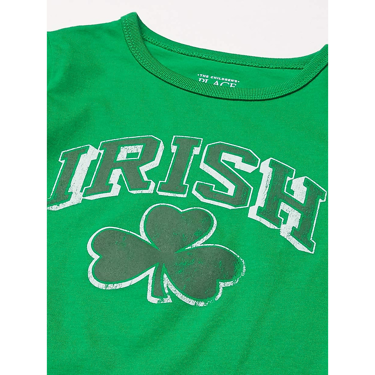The Children's Place baby boys and Toddler Matching Family Shamrock Graphic Tee T Shirt, Green Acres, 2T US
