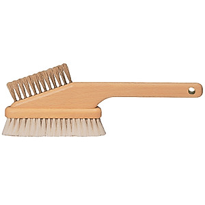 Redecker Natural Goat Hair Bristle Computer Brush, Non-Scratch and Anti-Static for Electronics, Oiled Beechwood Handle, 10-1/3-Inches Long, Made in Germany