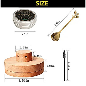 Cocktail Smoker Kit & Chips For Old Fashioned Cocktails,Drink Smoker Infuser Kit with 4 Flavors Wood Chips, Old Fashioned Smoker Kit for Cocktail, Whiskey, Wine, Christmas gifts for Dad Boyfriend (B)