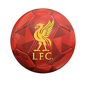 Liverpool FC Soccer Ball Size 5 Futbol Official Licensed Red and Gold 2020 Great for Kids, Players, Trainers, Coaches Gift
