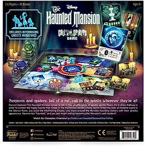 The Souls of Haunted Mansion Disney Ghosts Spirit Characters Bundled with Hitchhiking Board Game + Victor Geist Organ Player Spooky Pop Pin 2 Items