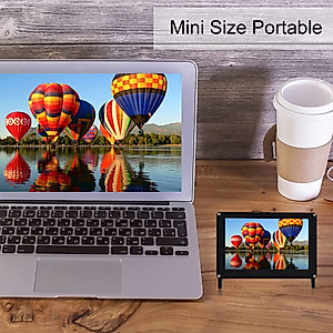 OSOYOO 5 Inch DSI Touch Screen 800x480 LCD Display with Portable Mount Stand Holder Case for Raspberry Pi 4B 3B 3B+ 2