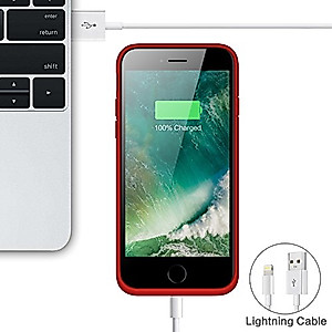 Battery Case for iPhone 8/7/6s/6/SE(2020),[6000mAh] Protective Portable Charging Case Rechargeable Charger Case Extended Battery Pack for Apple iPhone 8/7/6s/6/SE(2020) (4.7inch)-Red