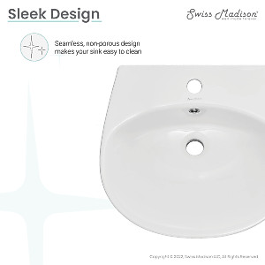 Ivy 19" ﻿Wall-Mount Bathroom Sink