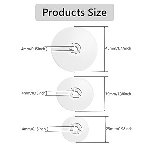 Spool Cap Sewing Machine Spool Pin Cap Small Medium Large Replacement Spool Cap, 45 mm, 35 mm and 25 mm-6PCS