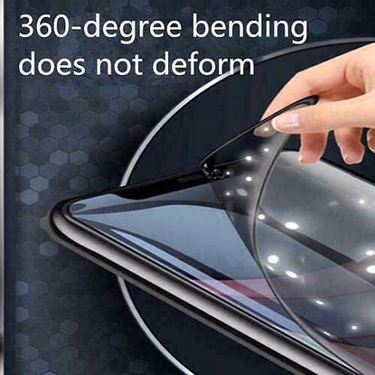 for iPhone 12 Pro MAX 11 Pro Max Ceramic Privacy Soft Film,Privacy Full Covered Soft Anti Spy Screen Protector Film,HD/Matte Black 2 Packs (Matte Black, for iPhone 12 Mini)