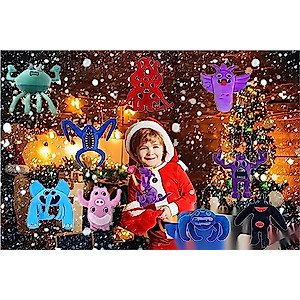 whitewhale 2PCS Banban's Garten 2 Plush, Banban's Jumbo Josh Plush Fan Toy, Soft Monster Horror Filled Animal Plush Doll, Children's Friend boy Girl Gift, Blue red