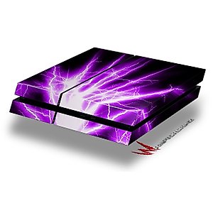 Lightning Purple - Decal Style Skin fits original PS4 Gaming Console