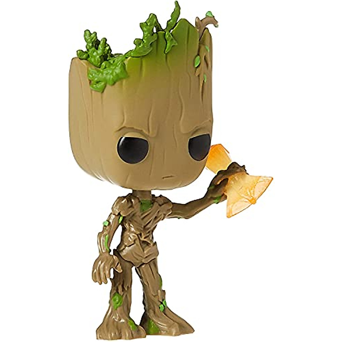 POP Marvel: Avengers Infinity War - Groot with Stormbreaker Funko Pop! Vinyl Figure (Bundled with Compatible Pop Box Protector Case) Multicolored 3.75 inches
