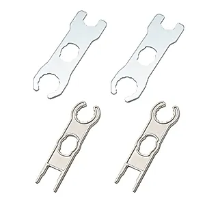 ELFCULB 2 Pairs Solar Metal Spanner Wrench,Solar Panel Connector Tools, Assembly and Disassembly Tool for Solar PV System Extension Cable Wire Kit