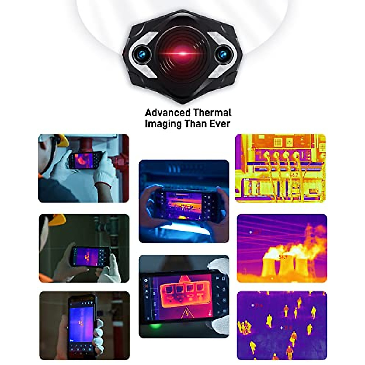 DOOGEE S98 PRO Rugged Smartphone, 8GB+ 256GB Android 12, Thermal Imaging Camera, 48MP 20MP Night Vision Camera, 6000mAh Big Battery, FHD IP68 Waterproof Cell Phone, NFC