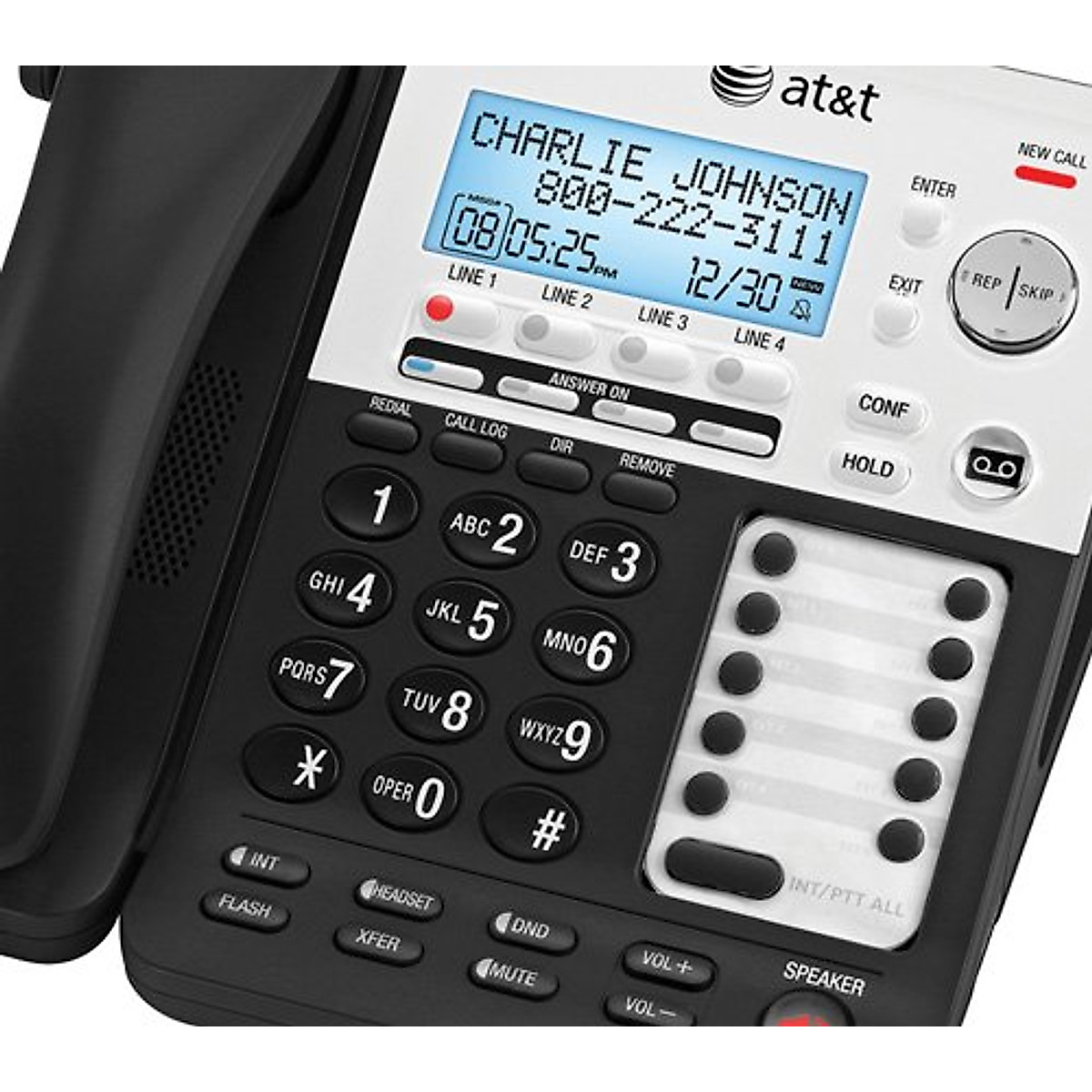 AT&T 3 Handset Corded/Cordless Phone Bundle (4 Line)