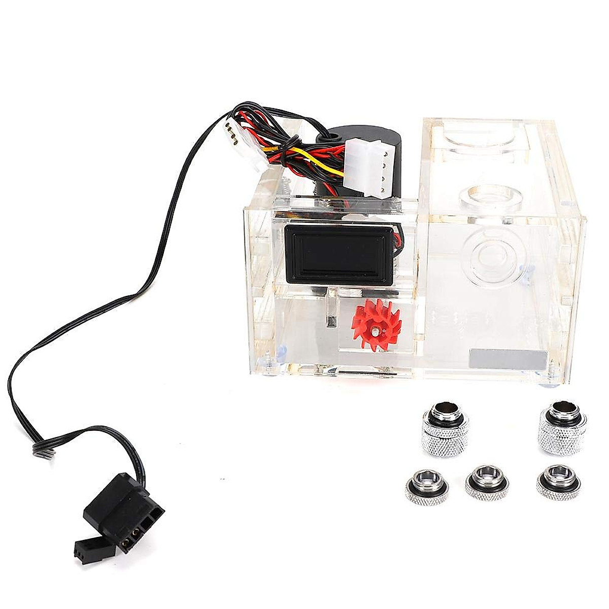 Yoidesu Pump/Reservoir Combo for Computer Water Cooling Systems,Water Integrated Kit - Water Cooling - - Thermometer(RGB Supported)