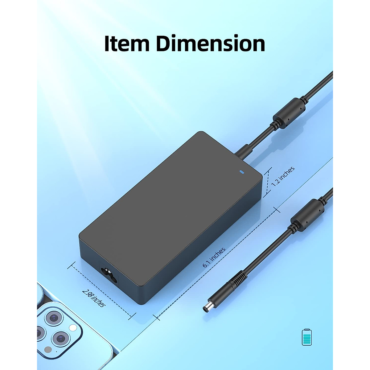 180W 130W AC Charger Fit for Dell OptiPlex All-in-One 7420 Laptop Power Supply Adapter Cord