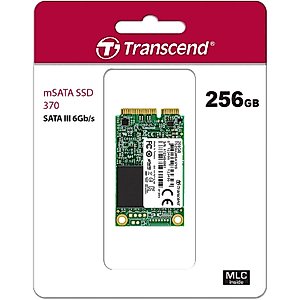 Transcend 256GB SATA III 6Gb/s MSA370 mSATA SSD 370 Solid State Drive TS256GMSA370