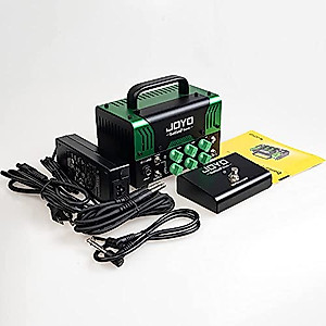 JOYO Badass Bass Mini Amp Head 50 Watt Preamp Hybrid Tube Power Amplifier (No Sound, Requires Extra Speaker & Headphone)