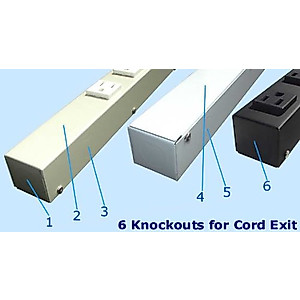 12” 4 20A Outlets Hardwired Power Strip