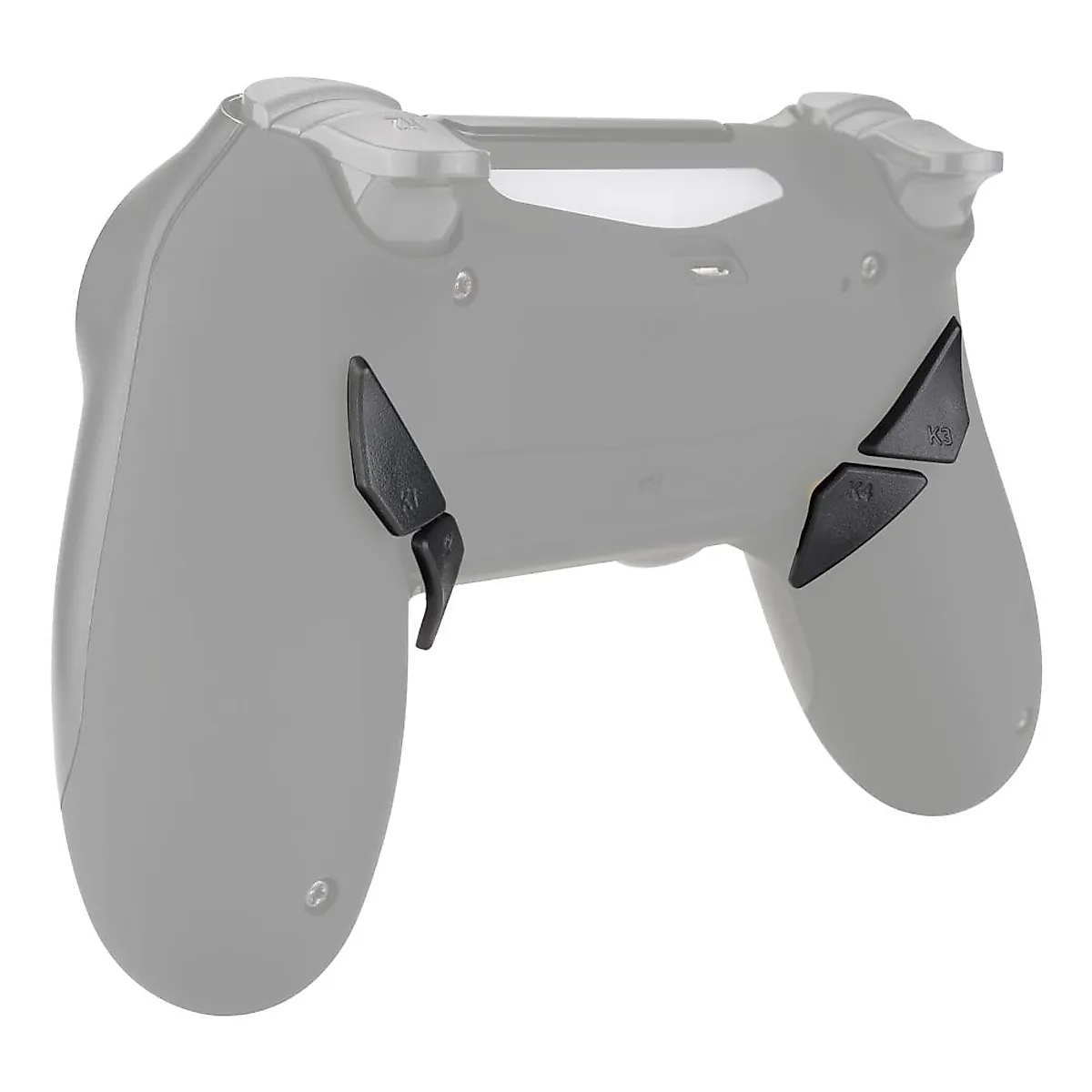 eXtremeRate Replacement Ergonomic Back Buttons, K1 K2 K3 K4 Paddles for PS4 Controller Dawn Remap Kit (Only fits with eXtremeRate Remap Kit)