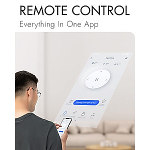 Liectroux C30B Robot Vacuum Cleaner, Smart Dynamic Navigation, Super Smart Partition, with Memory, WiFi App Control, 5000Pa Strong Suction, Smart Wet Mopping, Works with Alexa and Google Assistant