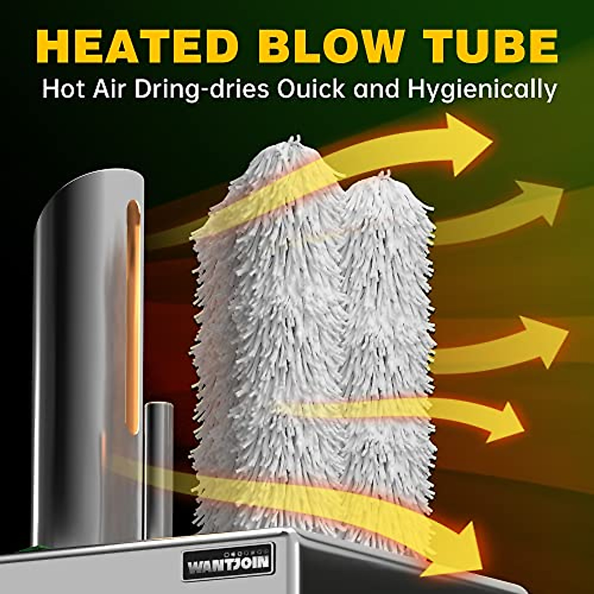 WantJoin Electric Commercial Glass Polisher & Electric Commercial Glass Washer