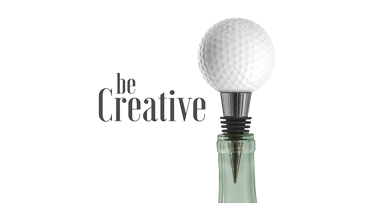 Classic Chrome Bottle Stopper with Threaded Post for Custom Handles