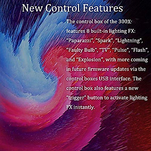 Aputure 300X Led Video Light,300W Aputure LS 300X,Bi-Color 2700K-6500K,24300lux@1m,APP and Remote Control(V-Mount)