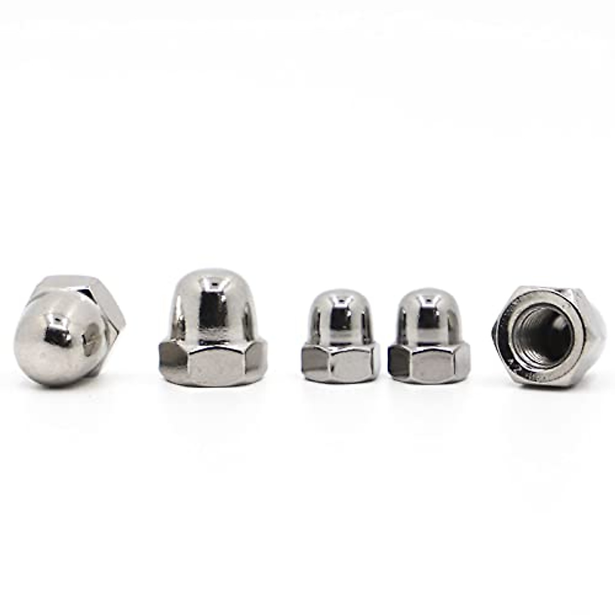 ZIFARM Nuts, 304 Stainless Steel Acorn Cap Nut Decorative Cover Dome Cap Nuts (Size : M5 2pcs)