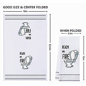 LXOMILL Funny Hand Towels, Funny Bathroom Towel Decor, Decorative Hand Towels for Bathroom, House Warming Gifts for Women