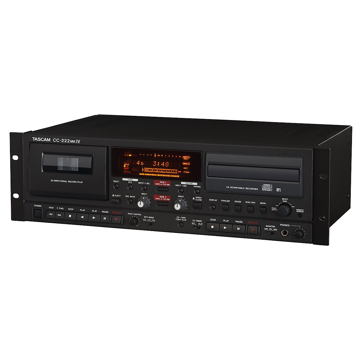 TASCAM CC-222mkIV Combination CD/Cassette Recorder