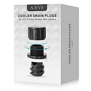 Aieve Drain Plug Hose Connection for YETI Cooler, Cooler Drain Plug Replacement for YETI, Cooler Plug Replacement for YETI Chest