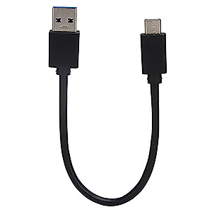 JINDI Solid State Disk, Zinc Alloy Stable Transmission High Speed Good Heat Dissipation Mobile SSD with Data Cable for Digital Equipments(#1)