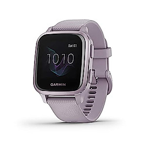 Garmin Venu Sq, GPS Smartwatch with Bright Touchscreen Display, Up to 6 Days of Battery Life, Orchid Purple (Renewed)